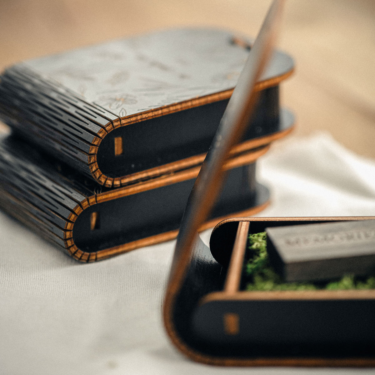 Elegant Wedding USB Box with Optional Personalized Wooden Flash Drive ...