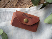 Leather USB Flash Drive Envelope with Personalized Engraving